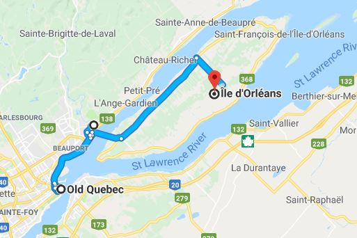 Printable Quebec City Tourist Map